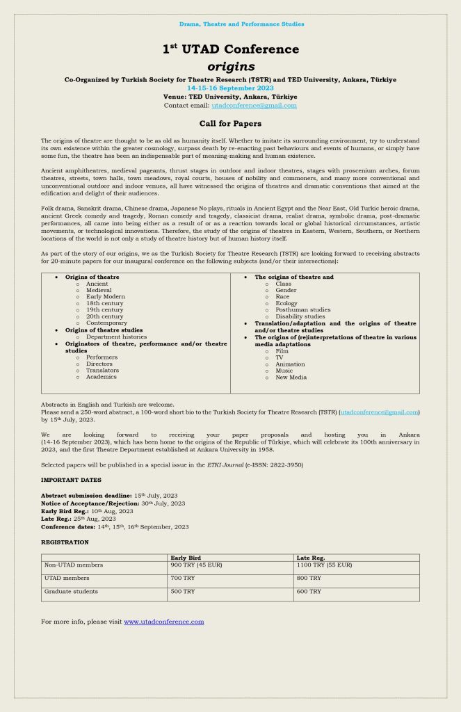 1st UTAD Conference - UTAD Conference